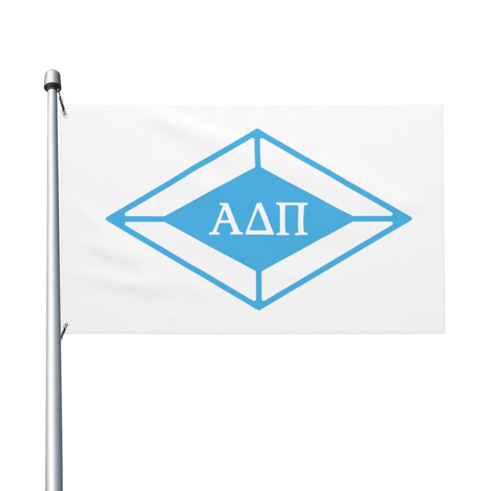 Fraternities and Sororities Alpha Delta Pi Flag, Heavy Duty Polyester ...