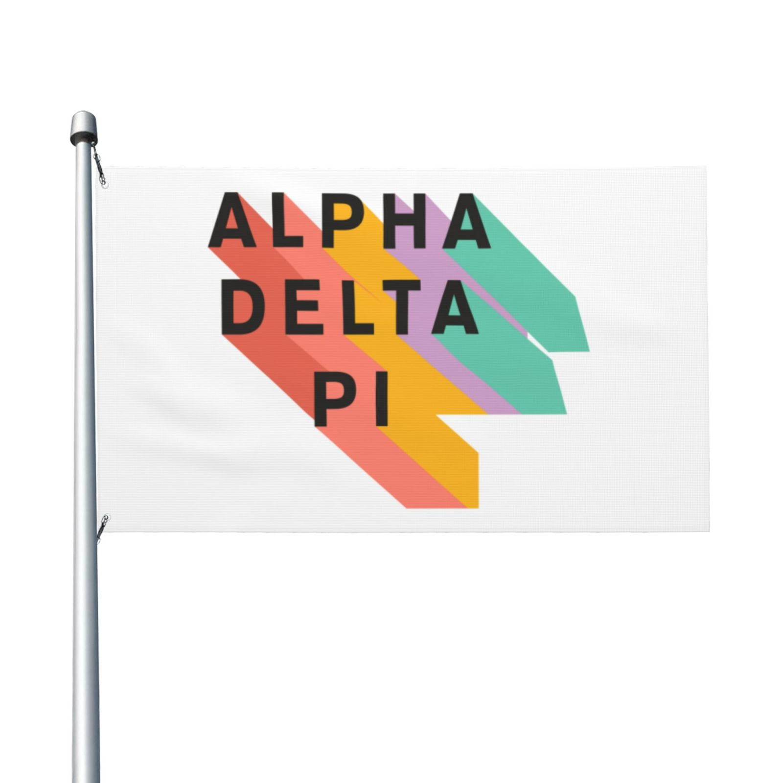 Fraternities and Sororities Alpha Delta Pi Flag, Heavy Duty Polyester ...