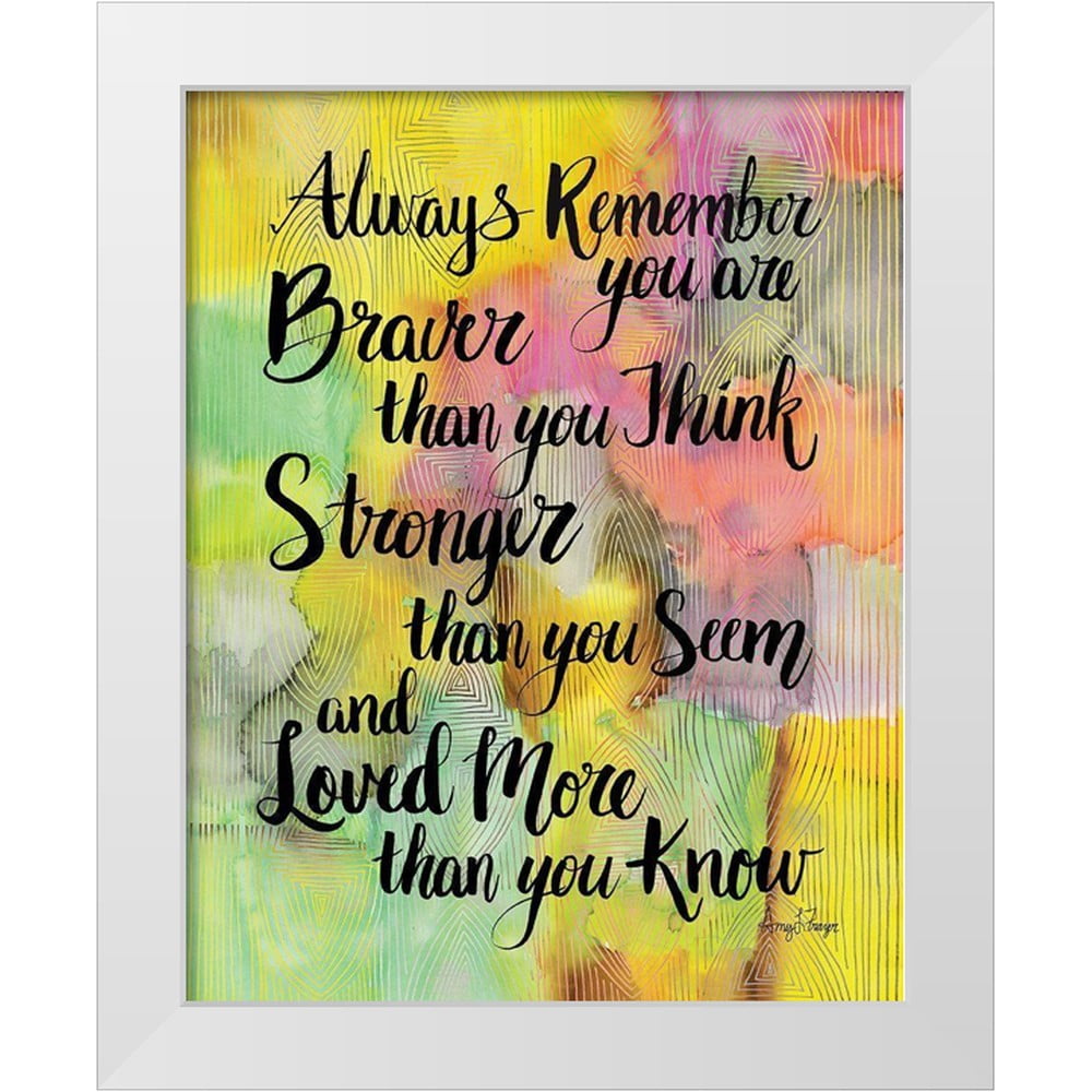 Frazer, Amy 26x32 White Modern Wood Framed Museum Art Print Titled ...