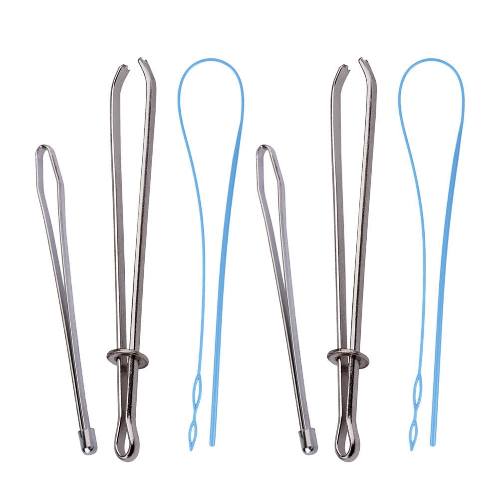 Frcolor 2 Sets/6pcs Plastic Drawstring Threader Belt Wearers Rubber ...