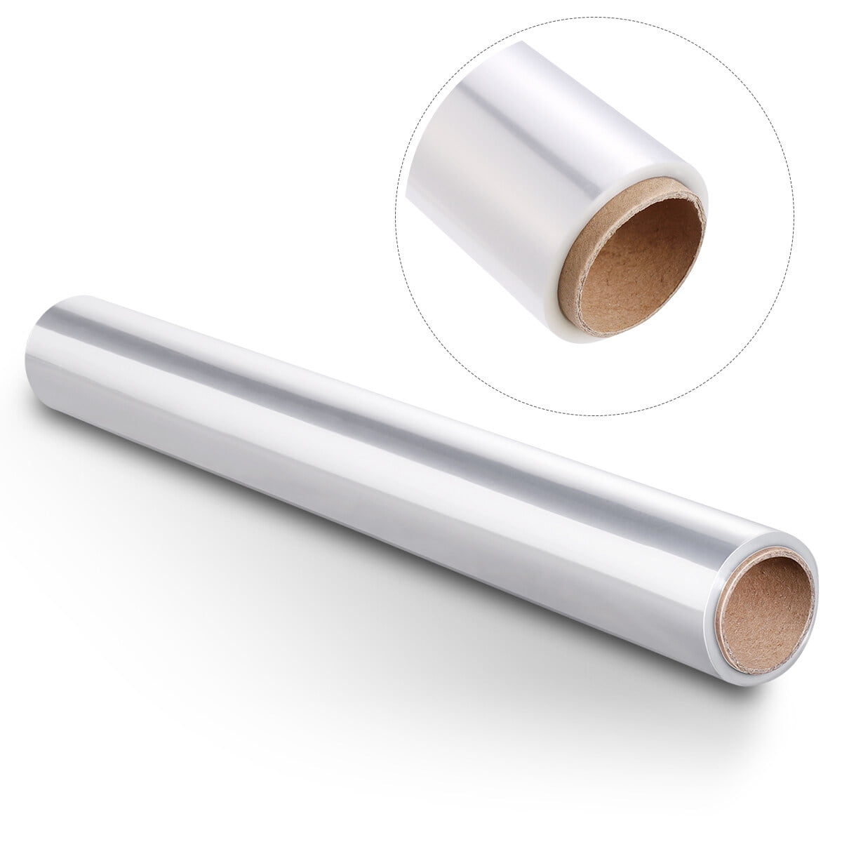Frcolor 40x3000cm Transparent Cellophane Wrap Paper Roll Clear Wrapper ...
