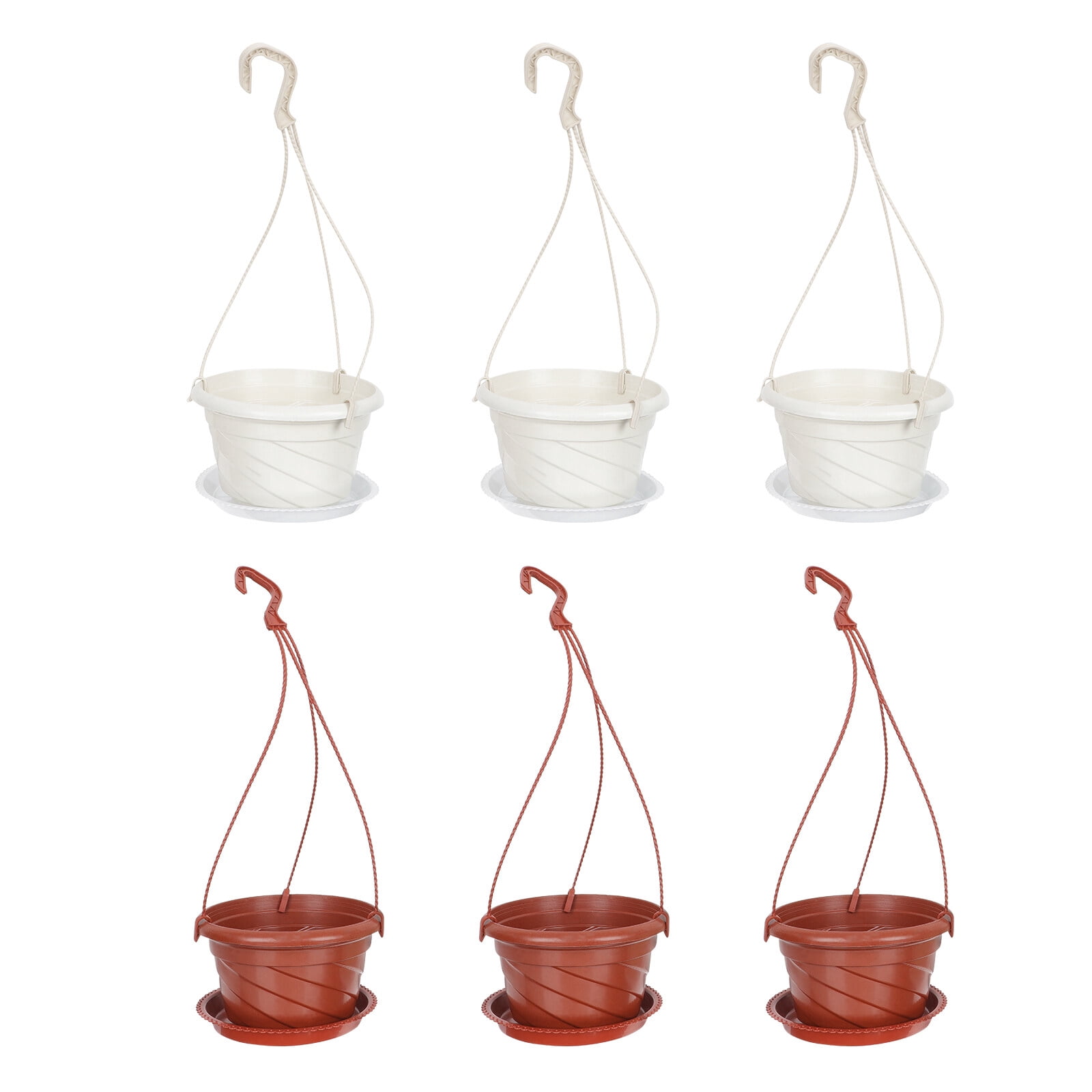 Hongchegh Hanging Flower Pot 6 Sets Multi-purpose Flowerpot ...