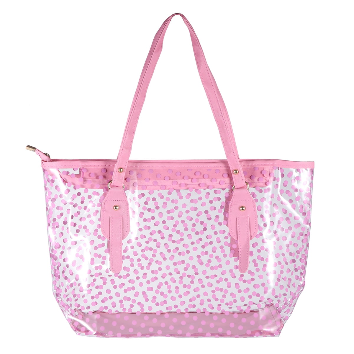 Frcolor Bag Beach Clear Pvc Handbag Purse Transparent Tote Shoulder ...