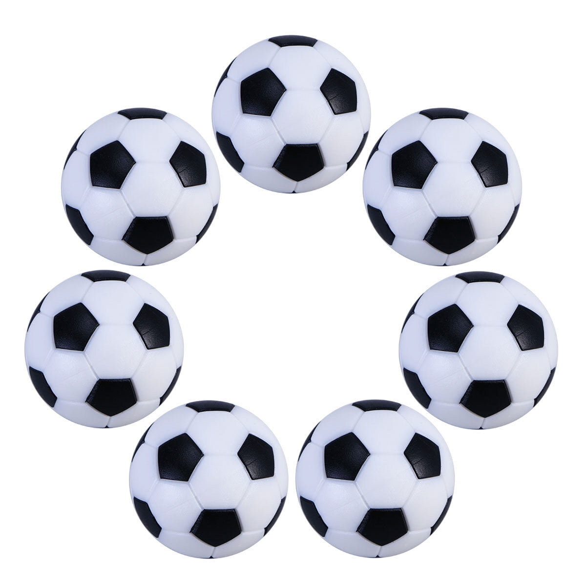 Small Football Table Balls with 6 Extra ABS 32mm White Balls for Decor ...