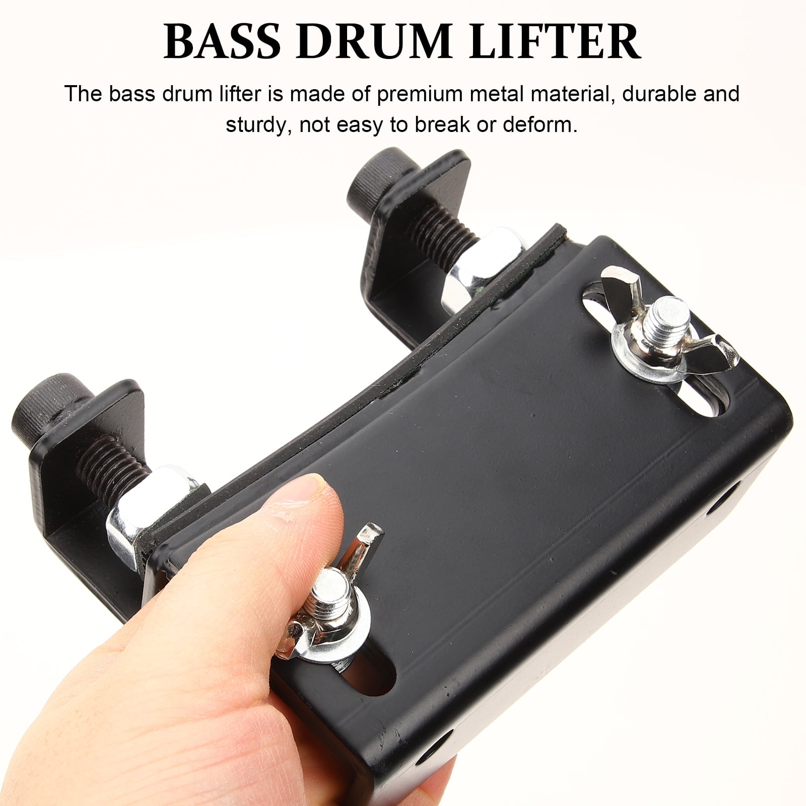 Frcolor Bass Drum Lifter Metal Bass Drum Riser Bass Drum Platform Lift ...
