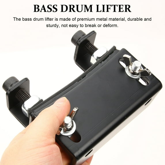 Frcolor Bass Drum Lifter Metal Bass Drum Riser Bass Drum Platform Lift ...