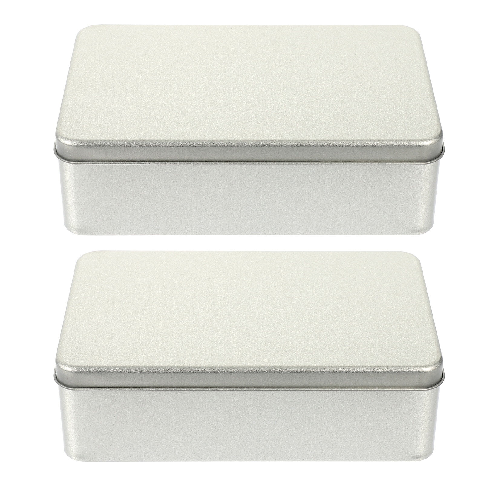 Frcolor Decorative Tin Cookie Storage Box, Metal Tinplate, Small Empty ...