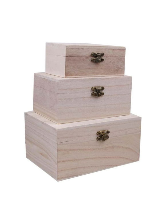 Unfinished Wooden Box