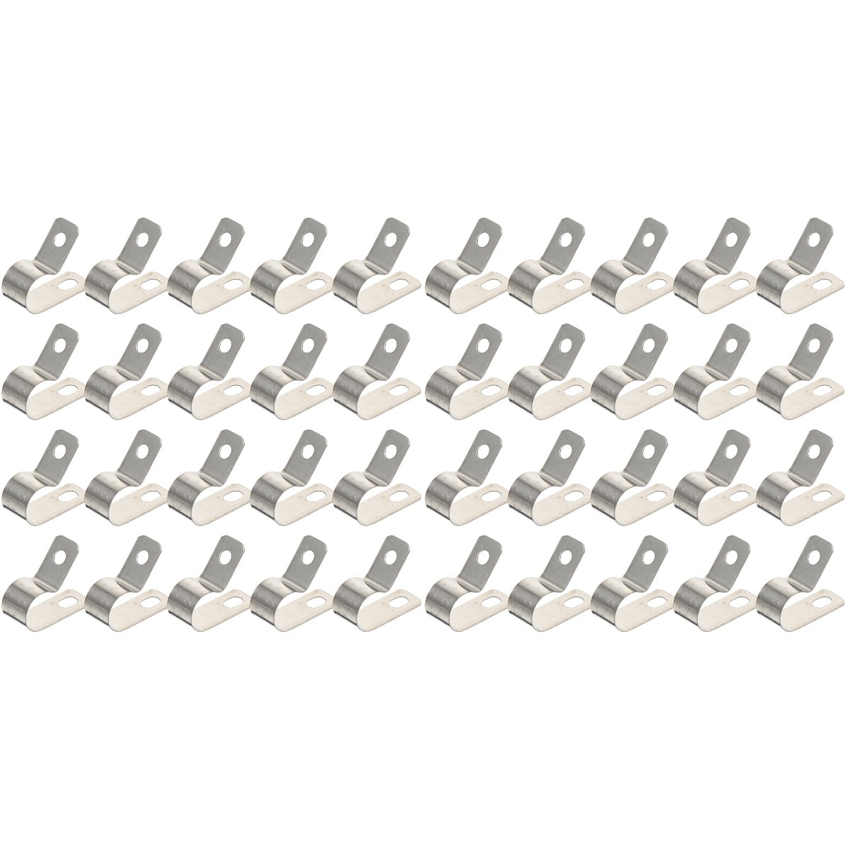 Frcolor Cable Clamp Wire Stainless Steel Clips Fixator Buckle Fixing ...