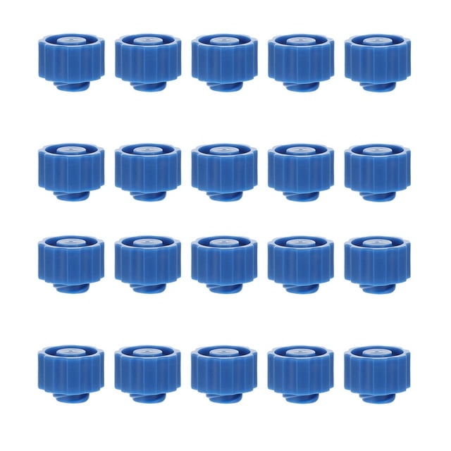 Syringe Tip Caps for Protection Use Luer Lock Plastic Blue 50pcs Fits ...