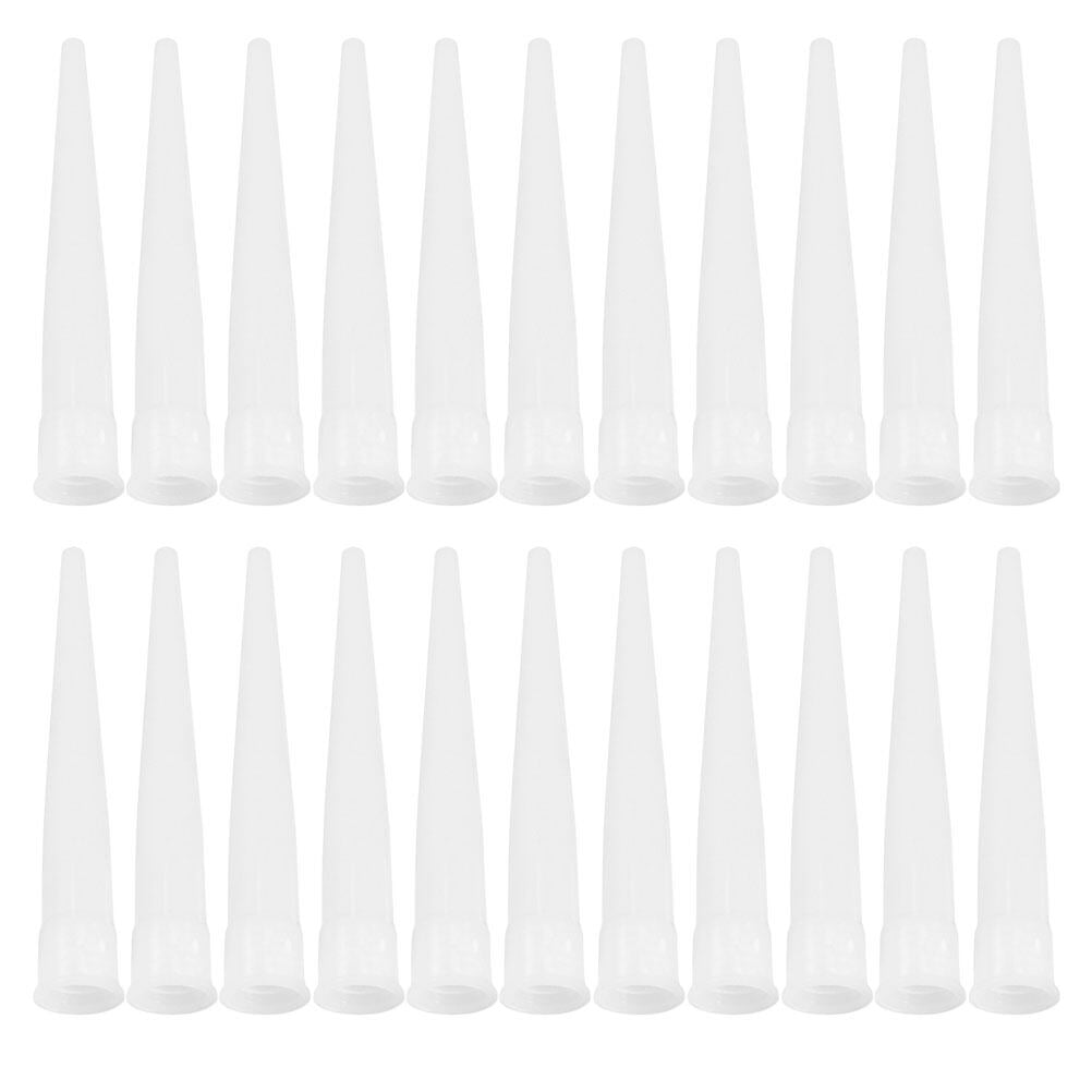 HAKIDZEL Caulk Nozzle Replacement Nozzle White 60Pcs 10X1.7Cm - Walmart.com