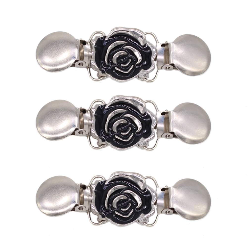 WASHWEPE Dress Clips for Women Clothing Alloy 3Pack 3.5x1.2x0.4in ...