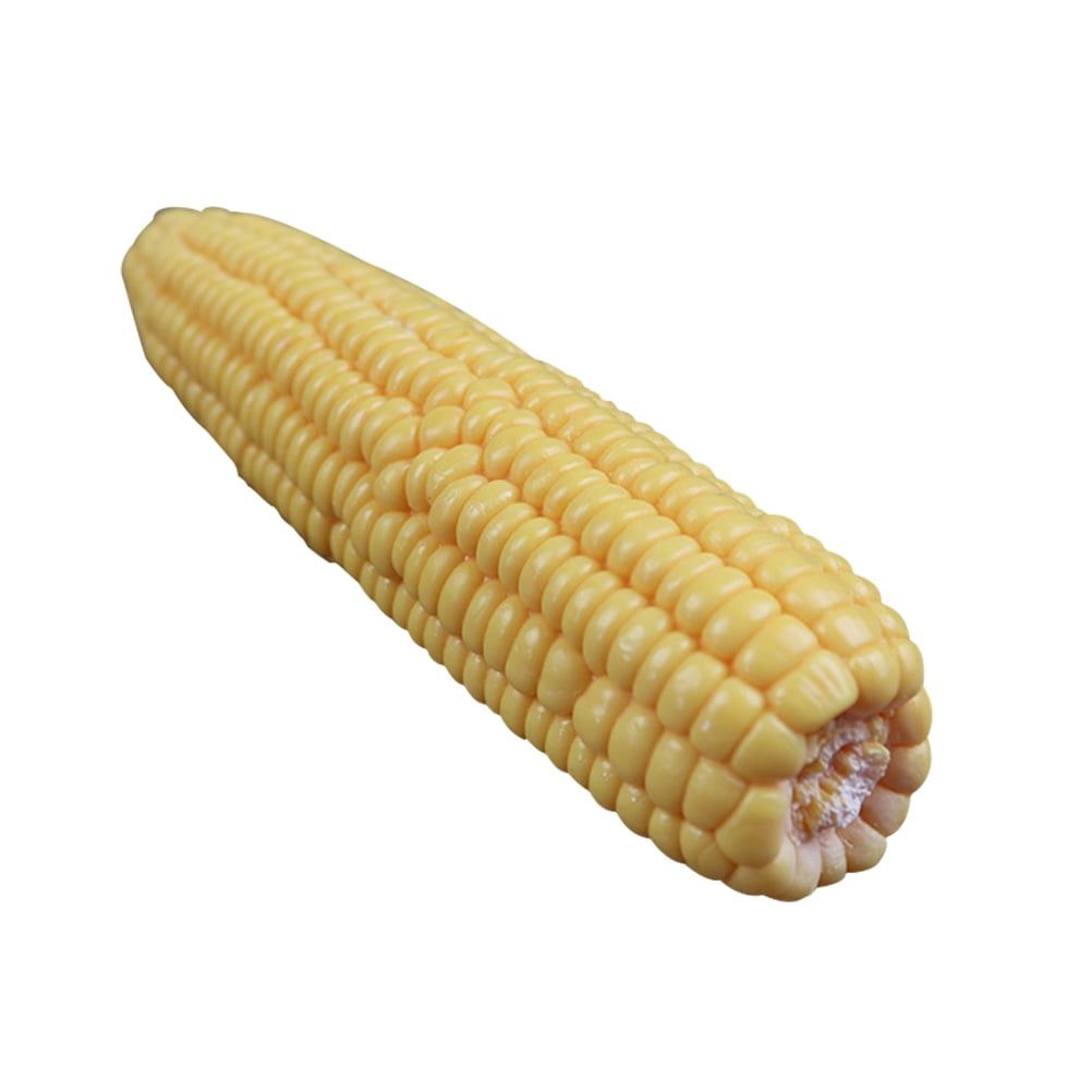 WRISTBIQUE Fake Food Corn Ornament Yellow PVC 1Pcs Teaching Tool for ...