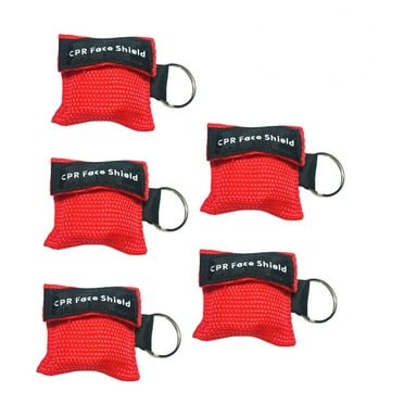50pc CPR Mask Keychain Emergency Kit CPR Face Shields for First Aid AED ...