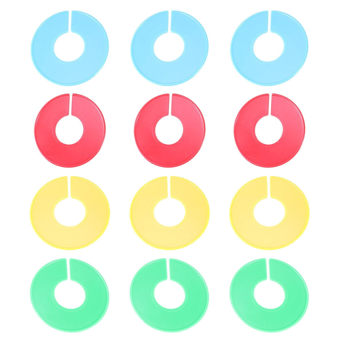 Frcolor Dividers Clothes Size Closetdividing Ring Clothing Rack Hanging ...