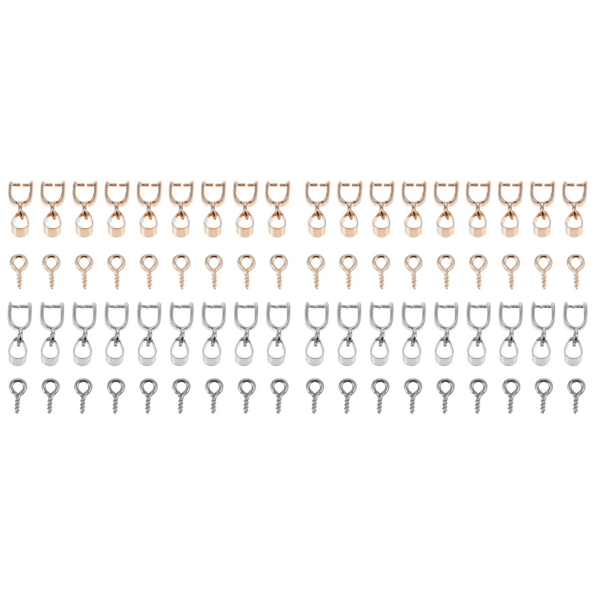 Frcolor Eye Screw Mini Pin Small Hook Metalsheep Hooks Screw Pendant ...