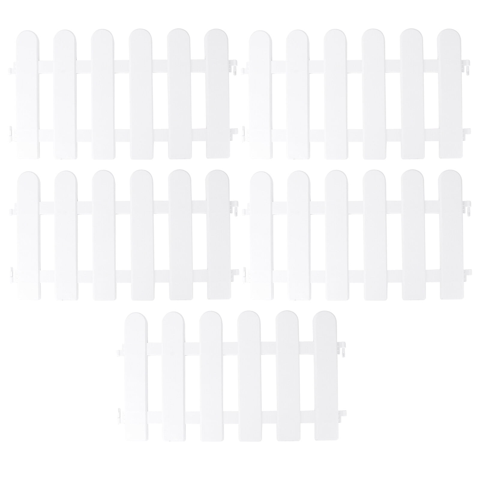 Frcolor Fence Picket Garden Edging Border Landscape Lawn Panels Grass ...