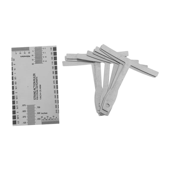 Frcolor Gauge Guitar Luthier Tools Radius Tool Bass Set Ruler Setup ...