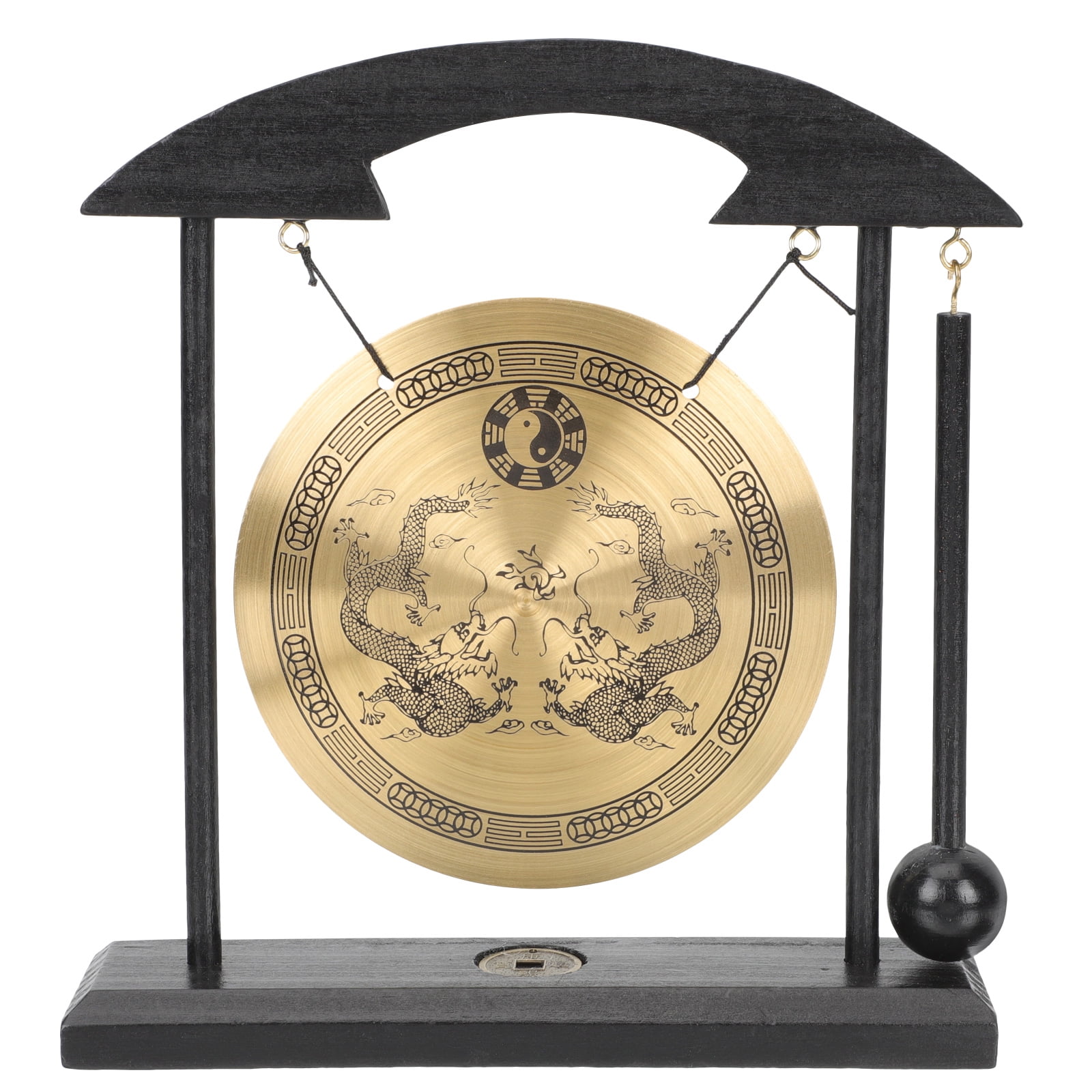 WASHWEPE Indoor Decoration 1Pcs Copper Gong 1Pcs Home Decor - Walmart.com