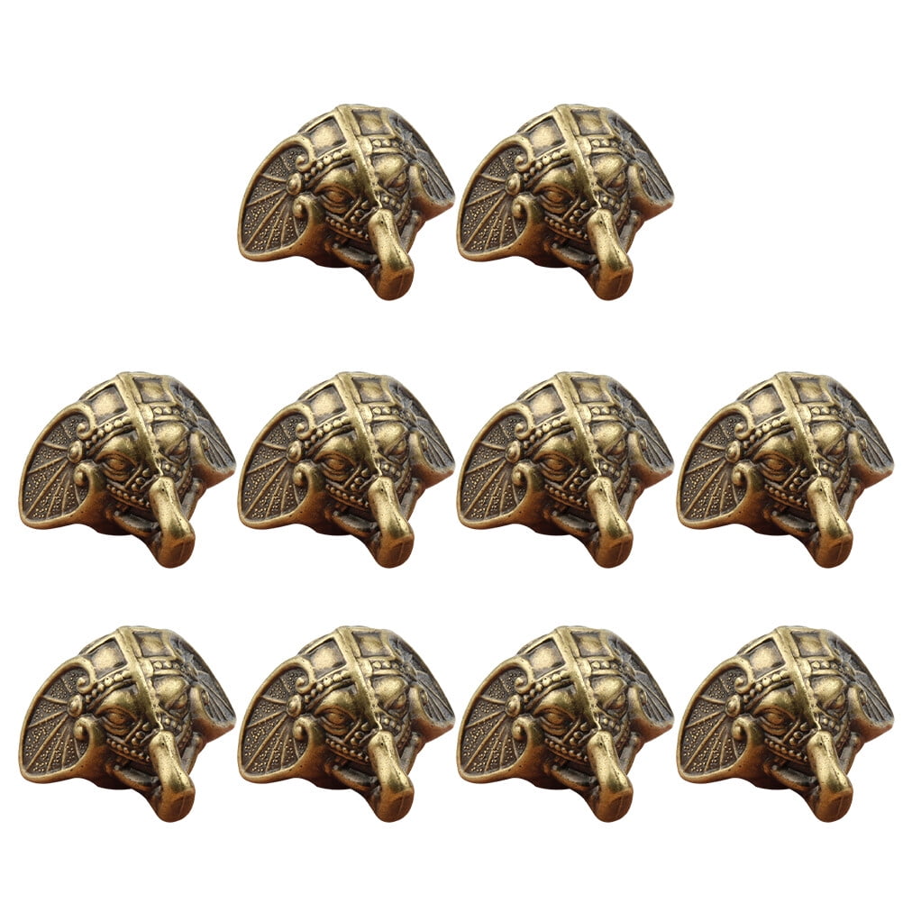 Frcolor Legs Box Decorative Boxes Foot Legs Metal Brass Wood Jewelry ...