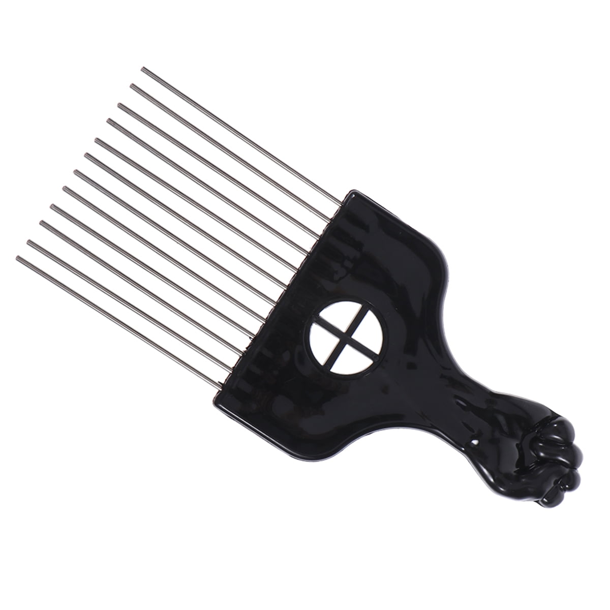 Zcyifa Afro Pick Detangling Hair Comb Styling Brush Wide Braid Metal ...