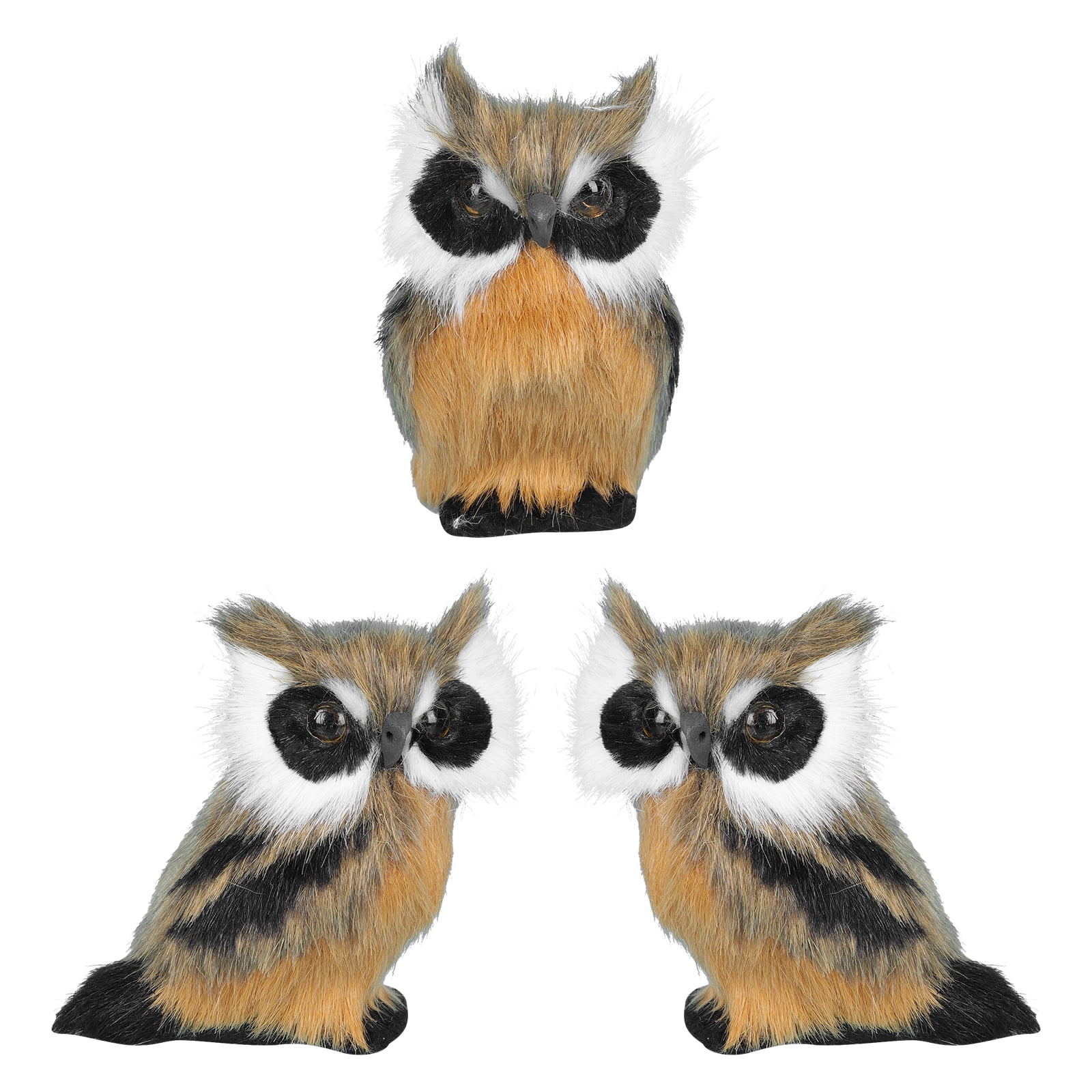 Frcolor Owl Christmas Ornament Tree Animal Furry Decoration Bird ...