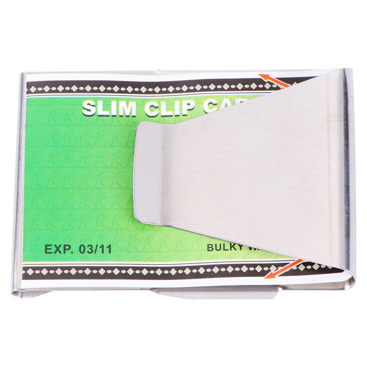 Stainless Steel Money Clip Wallet for Men and Women with Chrome Finish ...