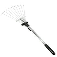 Gardex Plastic Shrub Rake with Full-Size 48" Wood Handle - Walmart.com