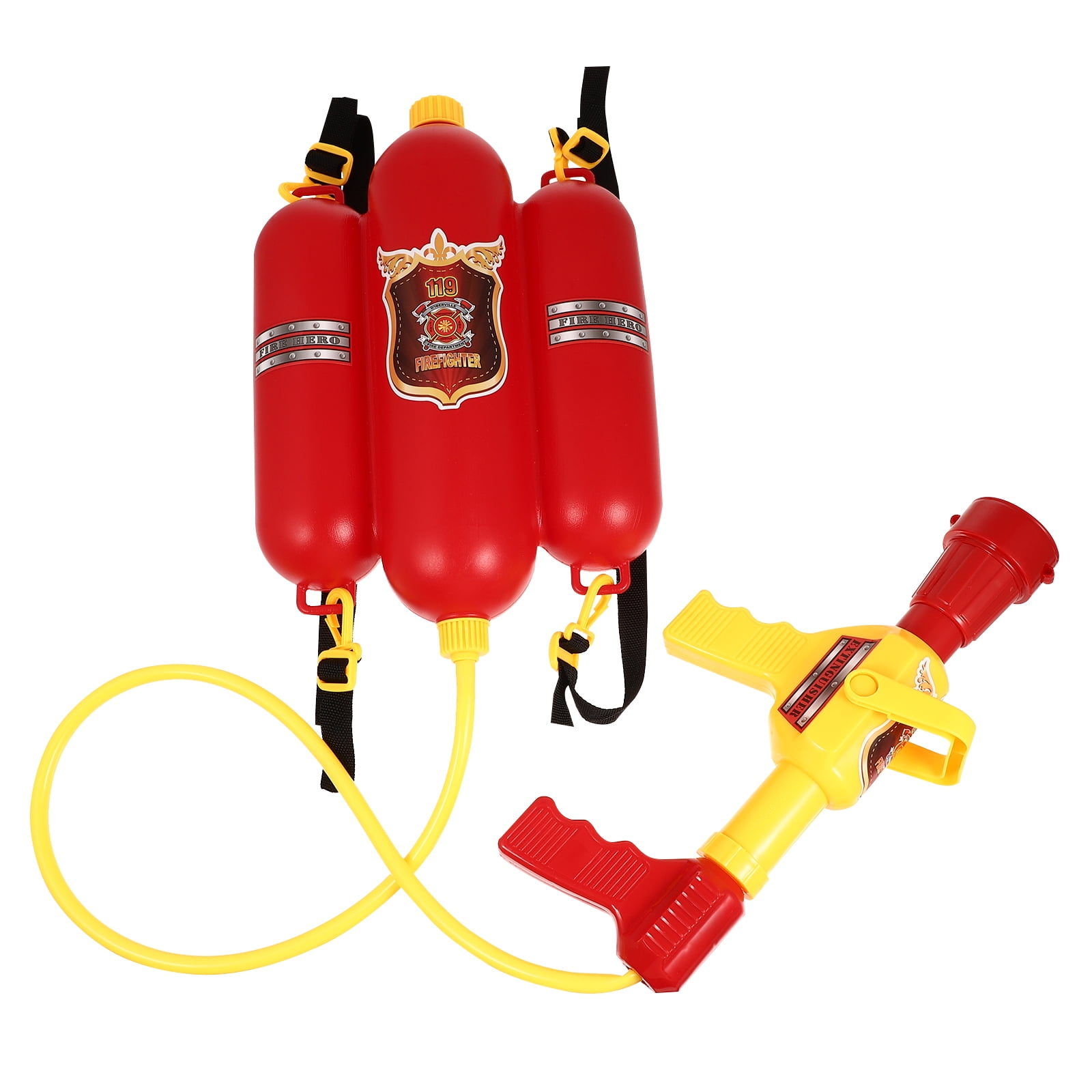 Firefighter Blaster Outdoor Toddler's Backpack Water Shooter Toy for ...