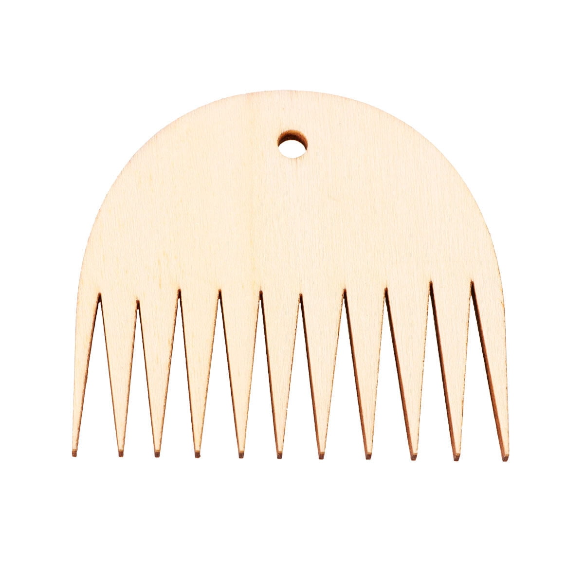 FRCOLOR Tapestry Weaving Comb with 11 Teeth Beige Synthetic Material ...