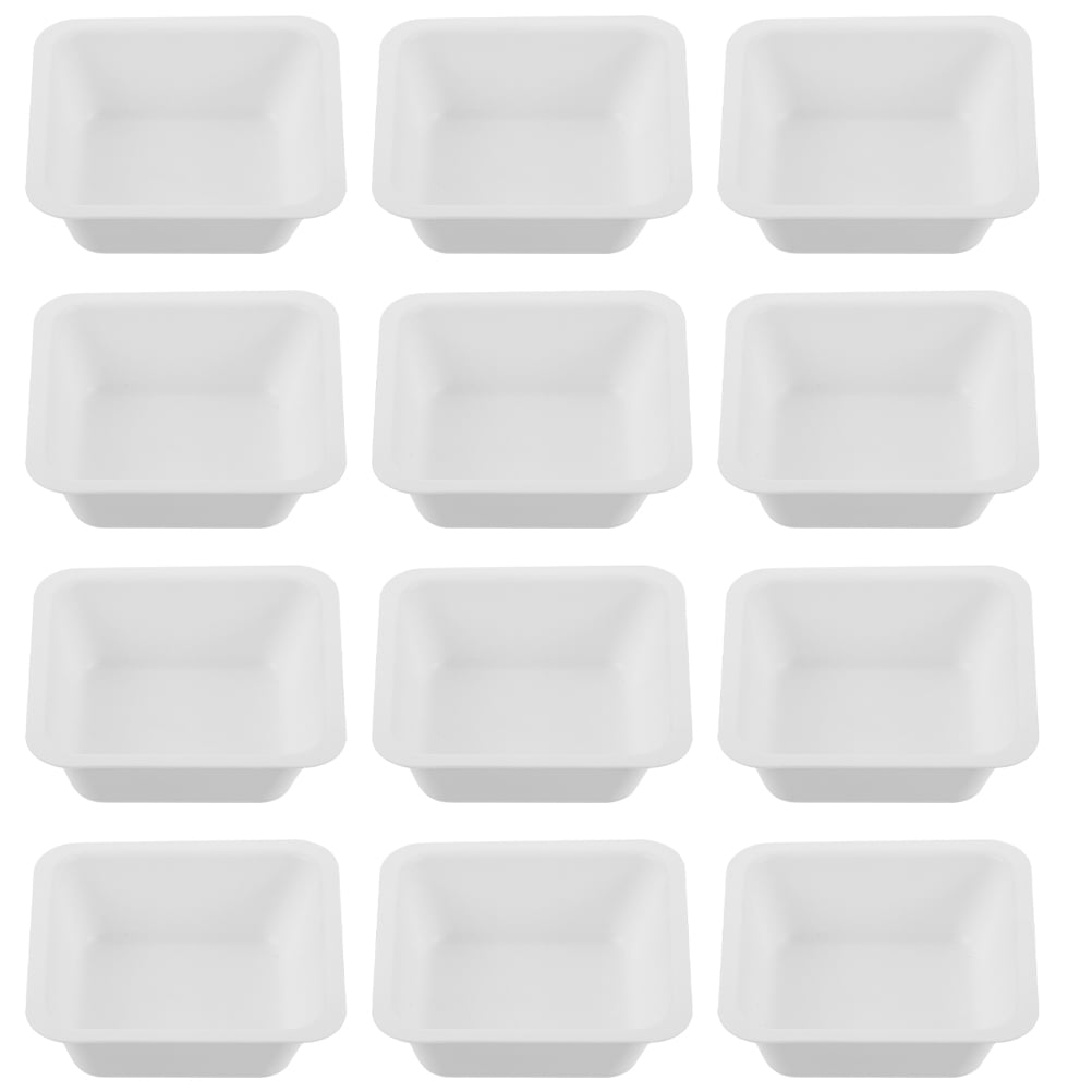 KAKOWELY Plastic Weigh Boat Square Design For Lab Dish Container 20Set ...
