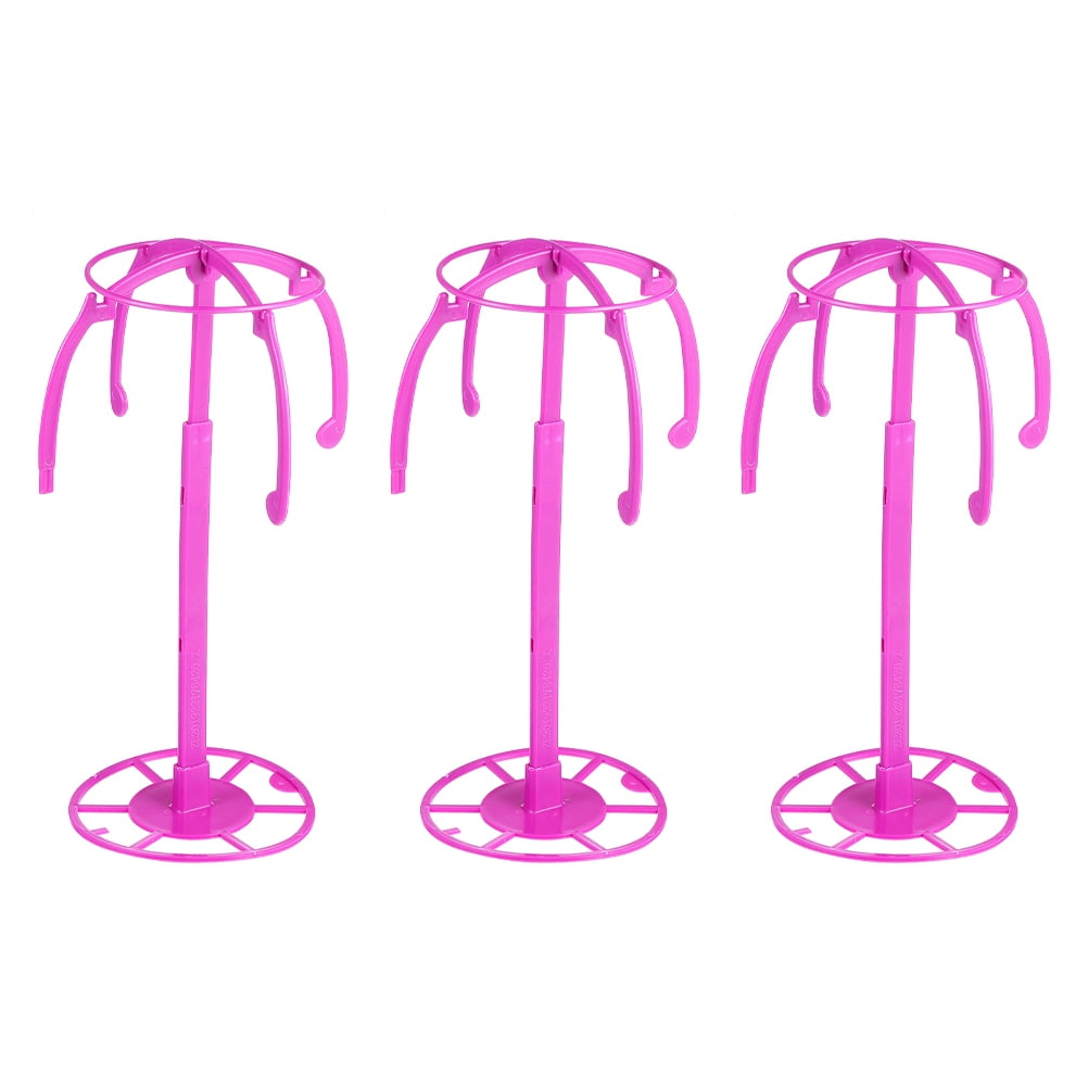 Frcolor Wig Stand Holder Mannequin Dryer Tripod Travel Plastic Doll ...