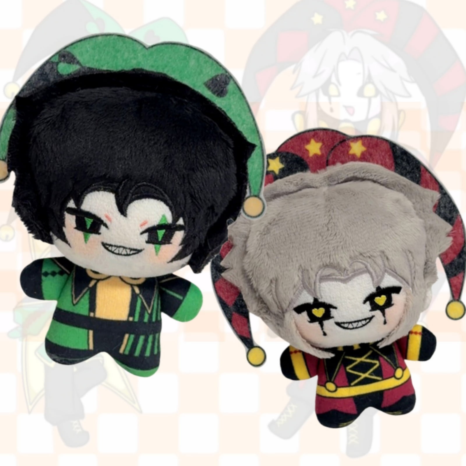 The Freak Circus Plush Toys - 3.94'' Circus-Style Pierrot Doll, Cute ...