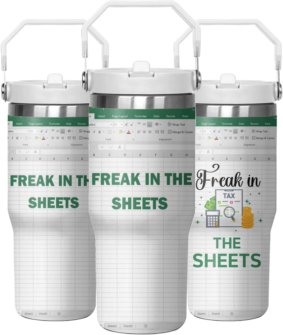 Freak in the Sheets Excel Coffee Cup, Interesting Excel Tumbler Cup ...