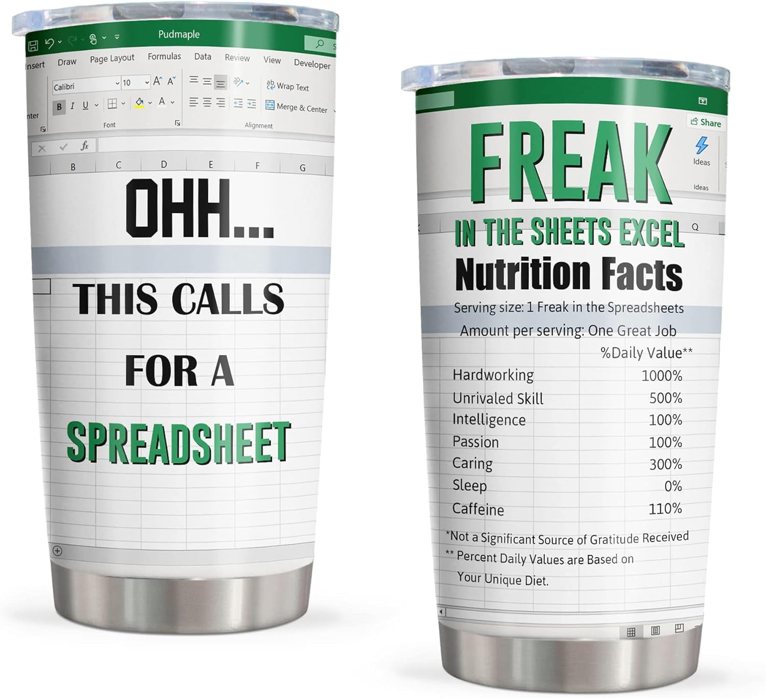 Freak in the Sheets Excel Mug, This Calls for a Spreadsheet, Accountant ...