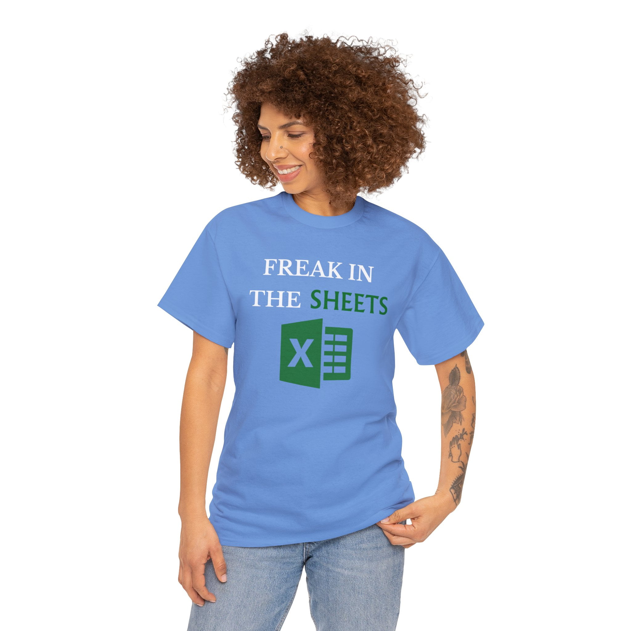 Freak in the Sheet funny office humor for colleague Unisex Cotton Tee ...