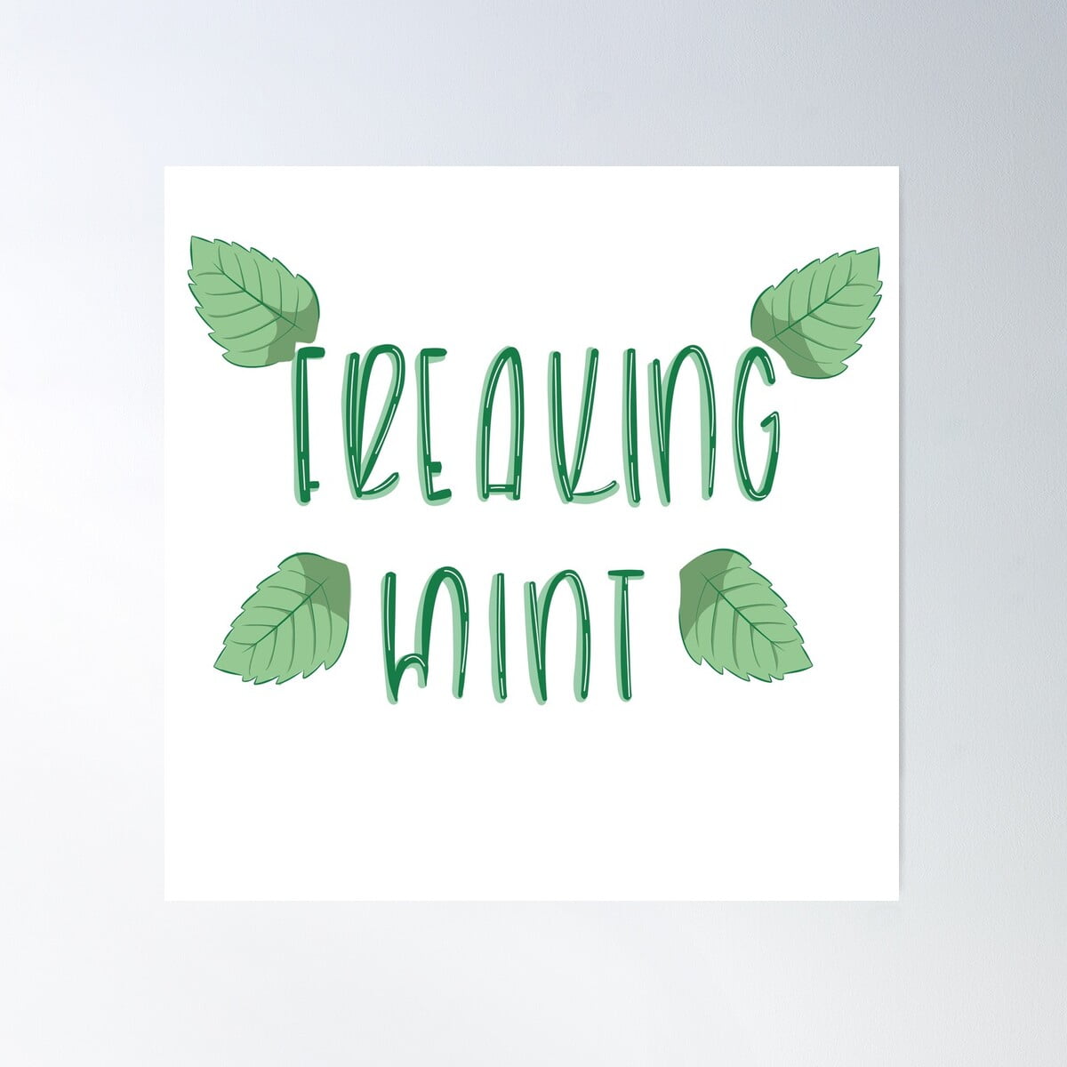 Freaking Mint Poster Wall Art, Modern Wall Decor For Living Room ...