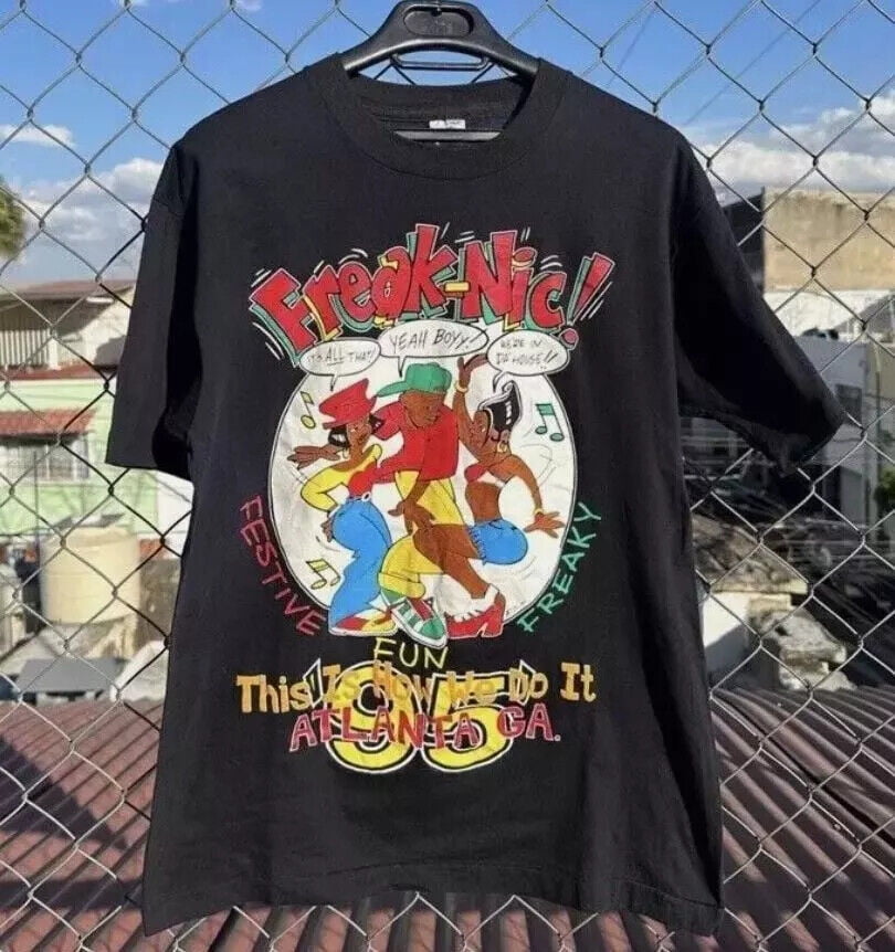 Freaknik Vintage 1995 ATLANTA Rap 90s Hip Hop OG Freaknik Black Shirt ...