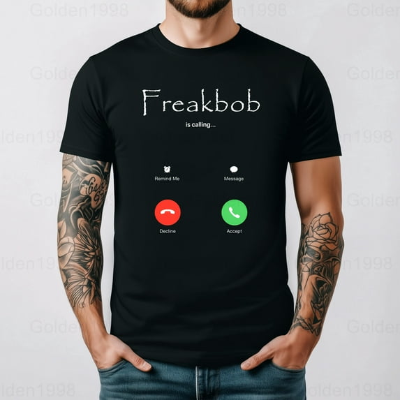 Freaky Bob Meme Freakabob Is Calling Funny Humor Art Graphic Tee ...