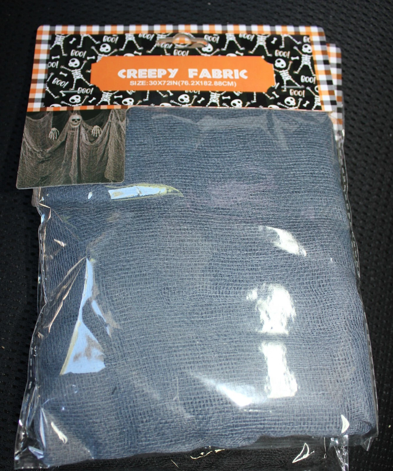 Freaky Fabric Cloth Halloween Decor 30" X 72" Gray, Graveyard Haunted ...