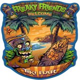 Freaky Friends Tiki Bar Novelty Sign - Walmart.com