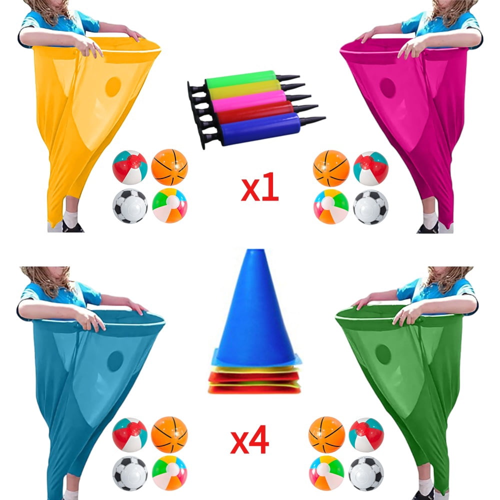 Freaky Granny Pants Outdoor Game - Giant Stretchy Pants Set with 4/8 ...