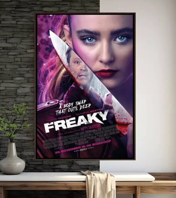 Freaky Movie Poster, High Quality Print, Movie Art, Wall Decor, Film ...