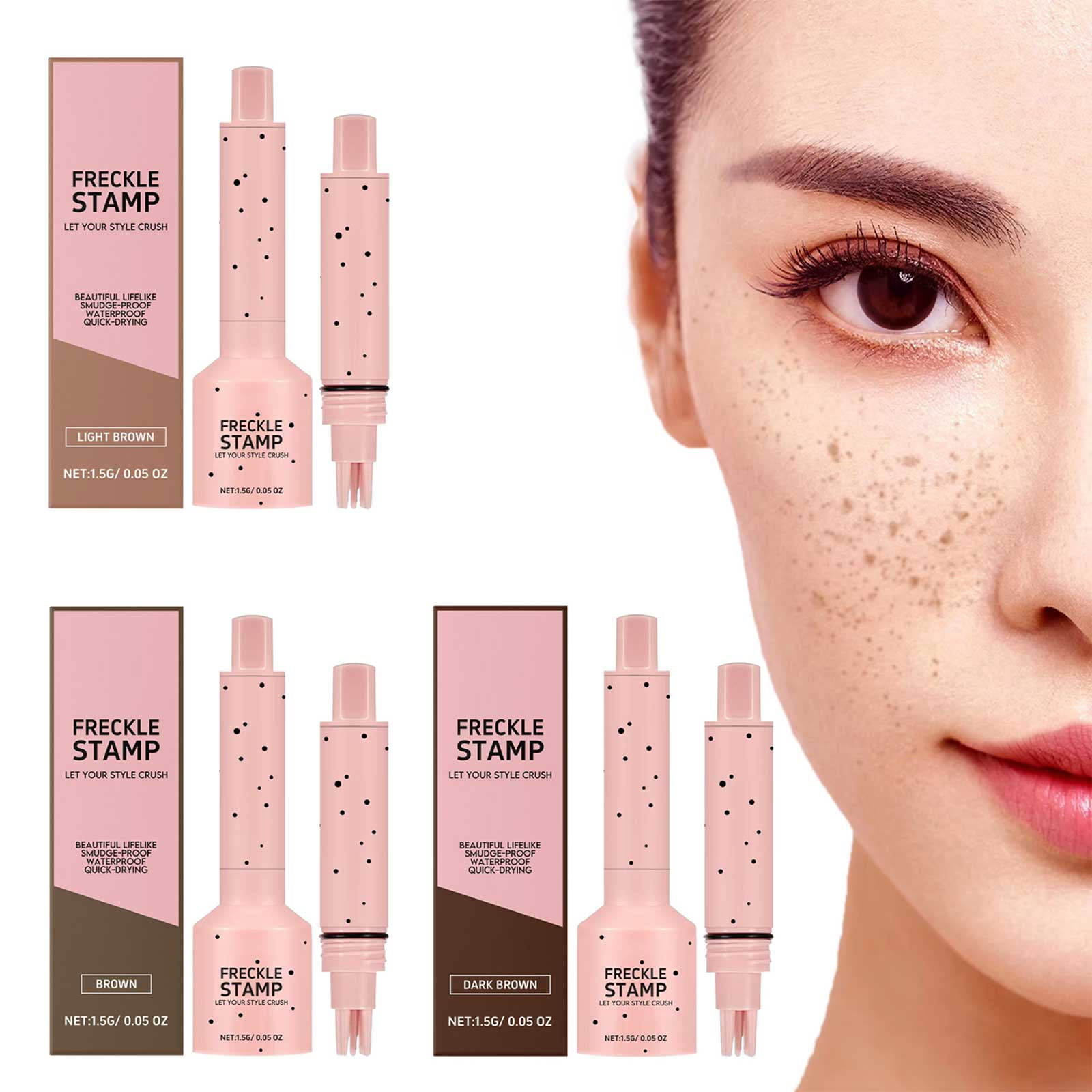 Pen,3 Colors Natural Lifelike Makeup Pen,Magic Color Makeup Tool ...