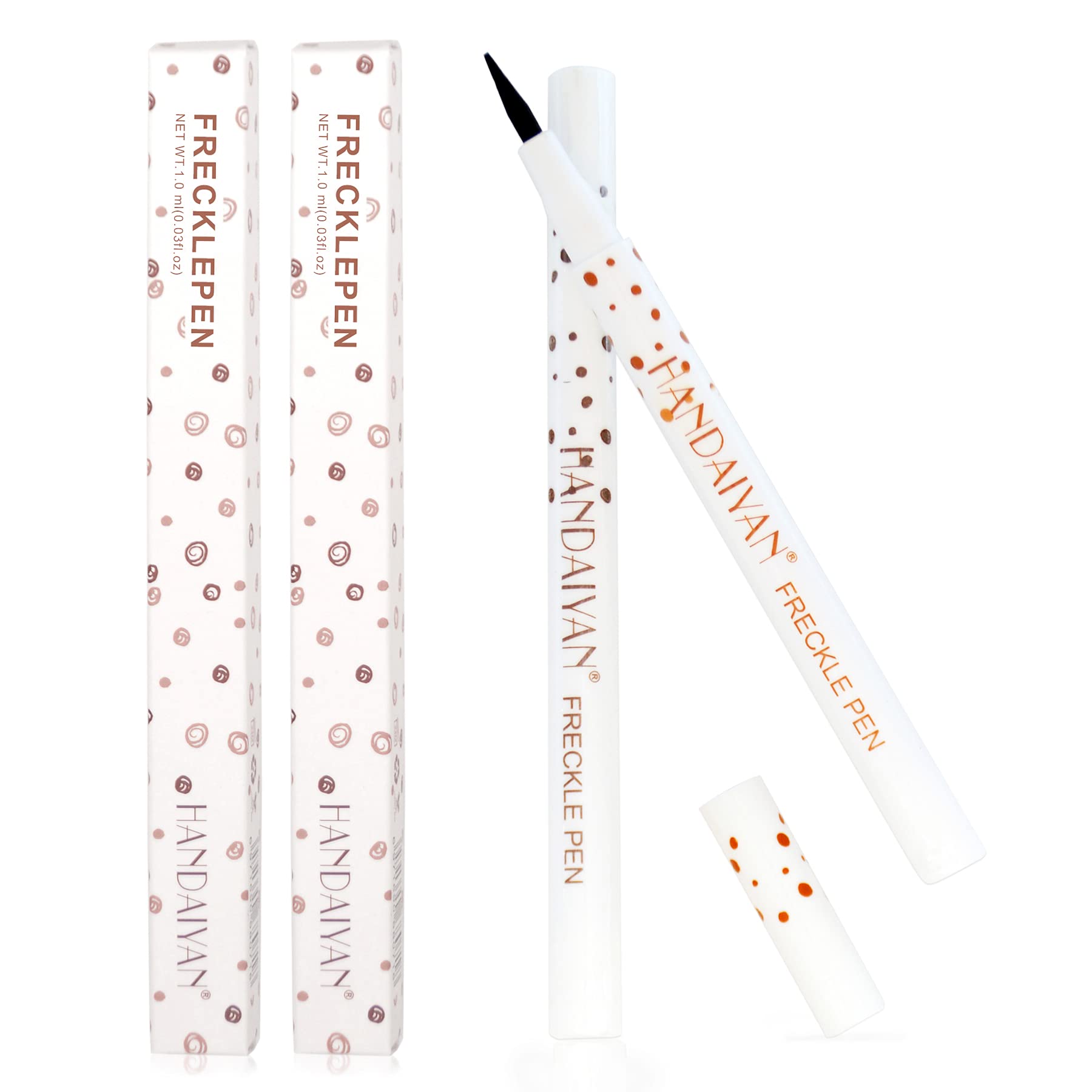 Freckle Pen 4 Colors Available, Natural Lifelike Freckle Makeup Pen ...