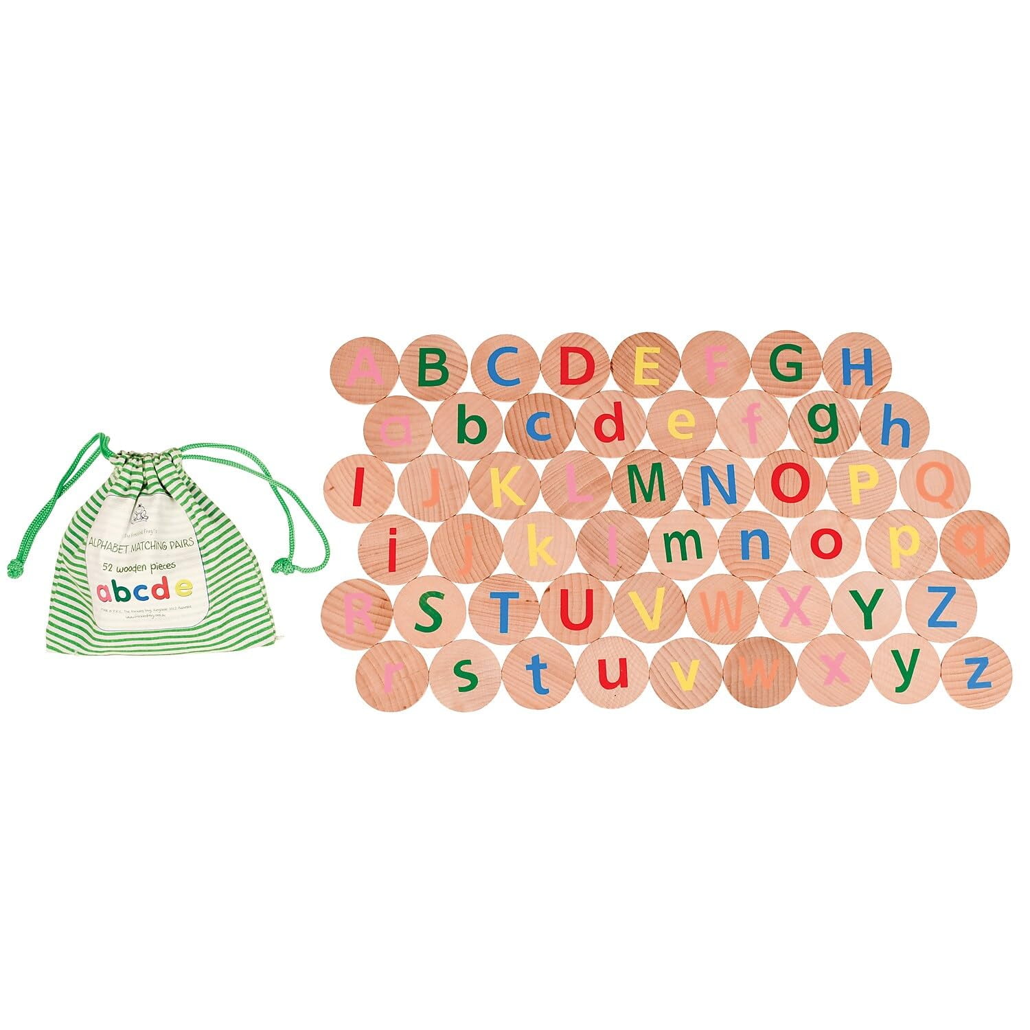 The Freckled FROG-FF2999 Matching TSF6 Pairs - Alphabet - Set of 2 ...