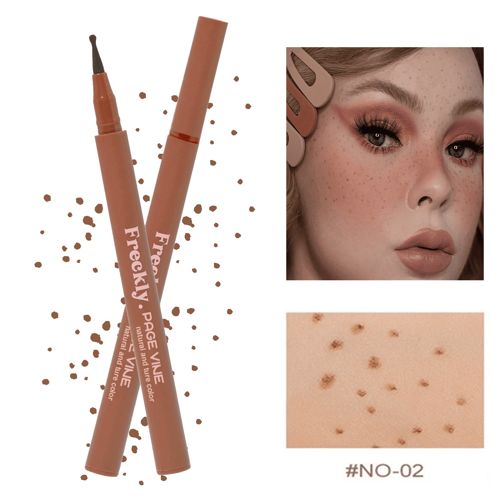 Freckles Pen -Svsuaev Freckles Makeup Pen | Small Round Head Freckles ...