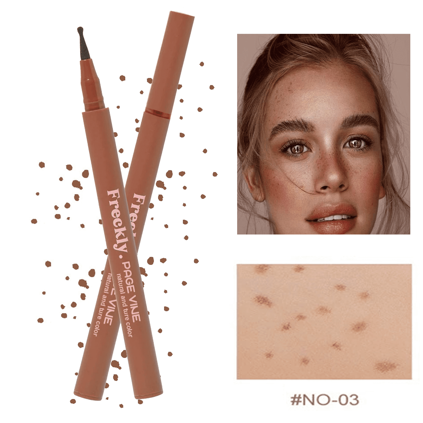 Freckles Pen -Svsuaev Freckles Makeup Pen | Small Round Head Freckles ...