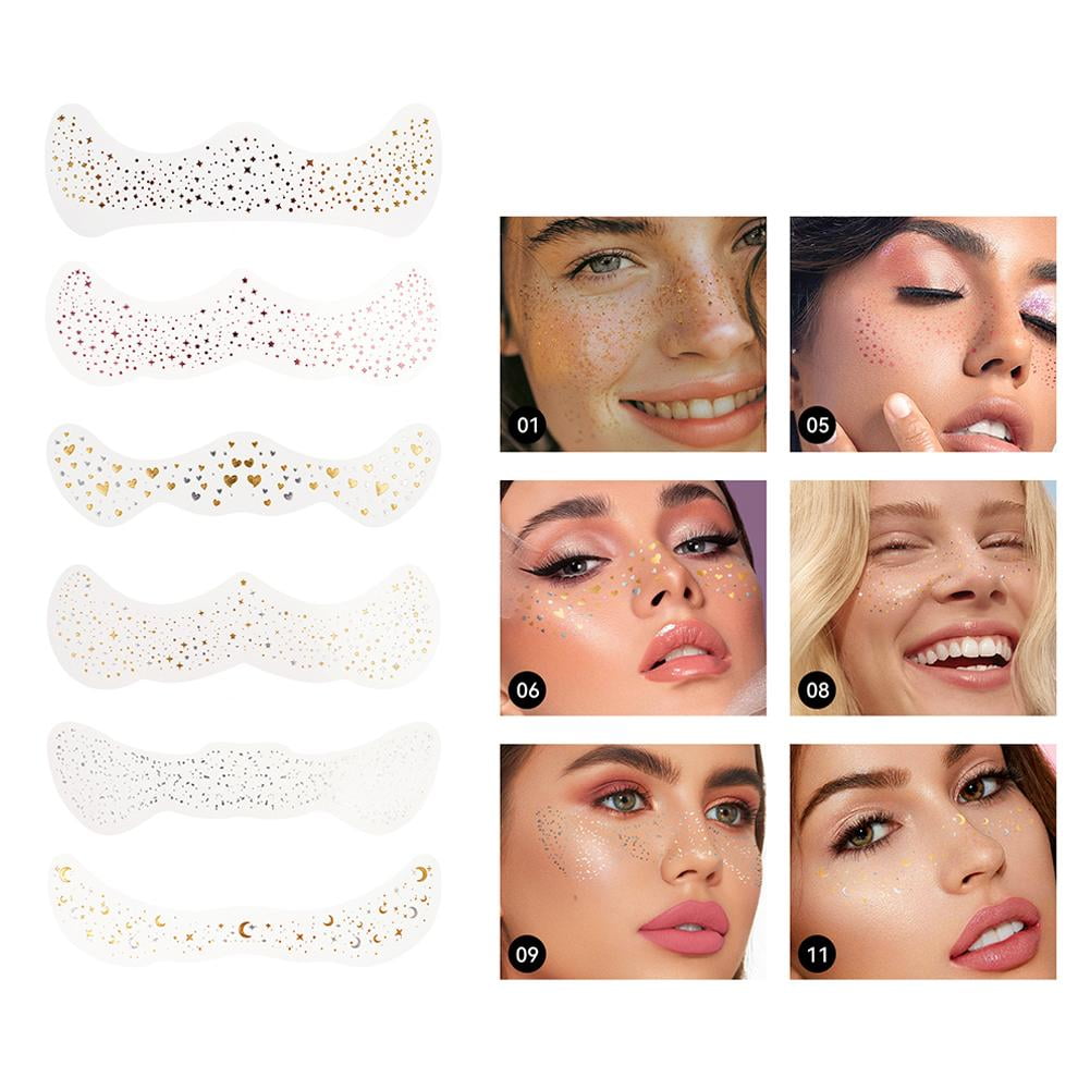 Freckles Sticker Set Freckles Temporary Tattoo Stickers For Women Face ...