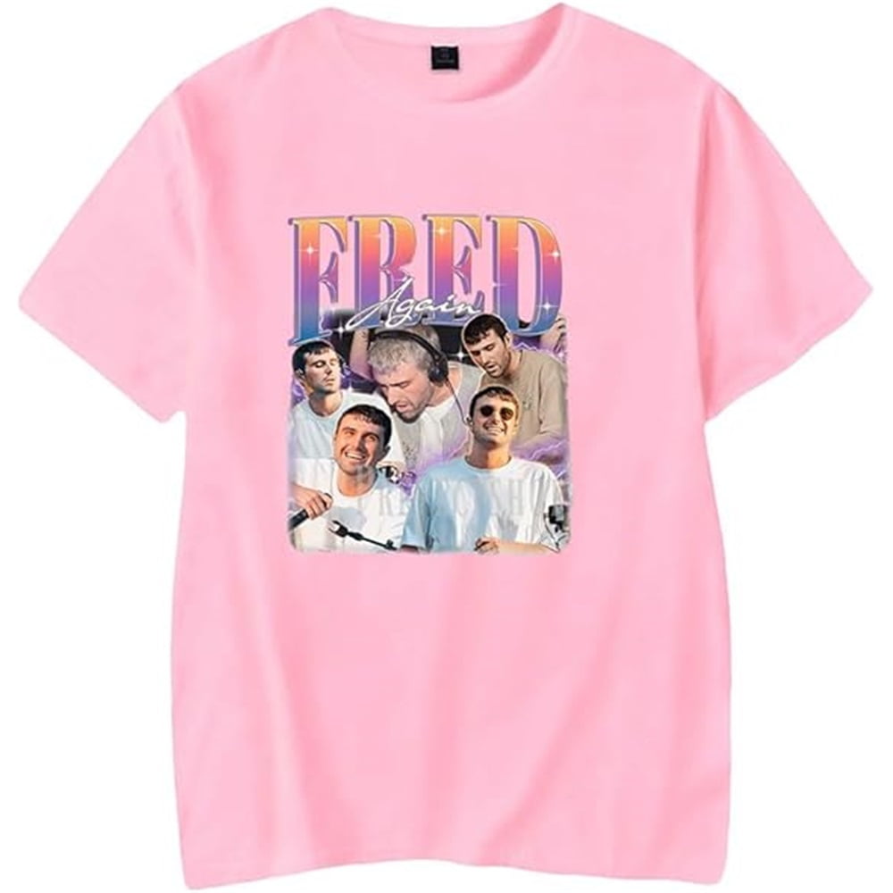 Fred Again Logo Merch T-Shirt Women/Men Summer Cosplay Tshirt ...